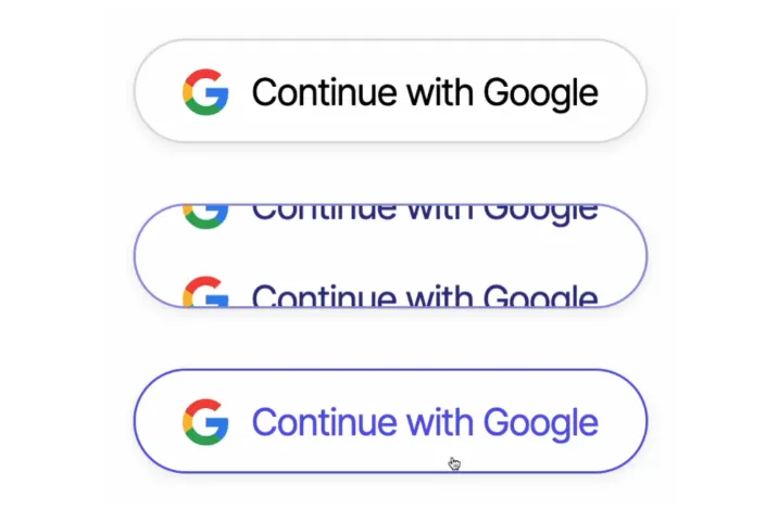 Animated Google Auth Button | Free Webflow Component